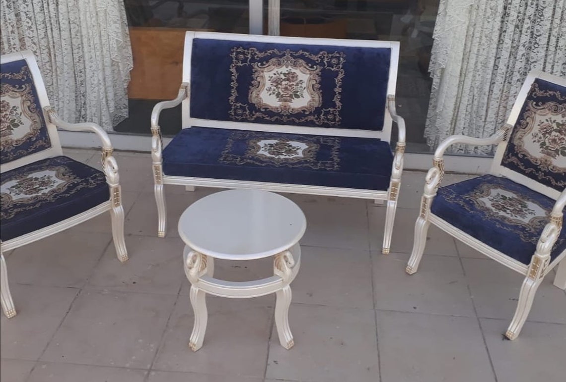 Red Arabic Majlis Sofa Setyellow Chair Table Set - Etsy