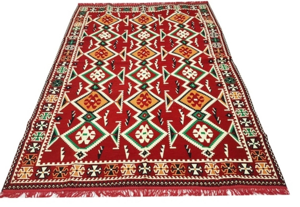 Red Arabic Majlis Carpetoriental Corner Rug - Etsy