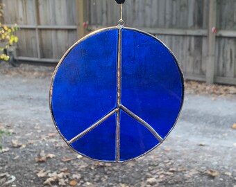 Peace Sign Stained Glass - Etsy