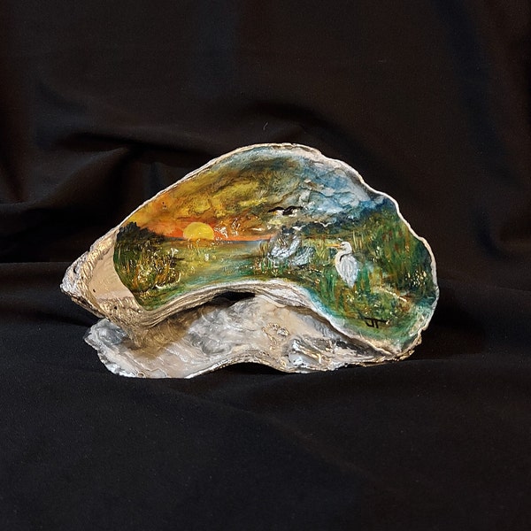 Painted Oyster Shells - Etsy