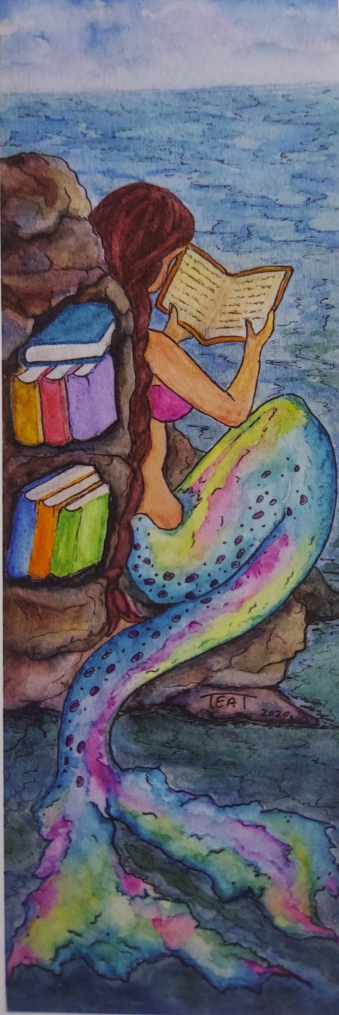 Giclée Print Mermaid Undine, 1st in the Series "mermaids of the ...