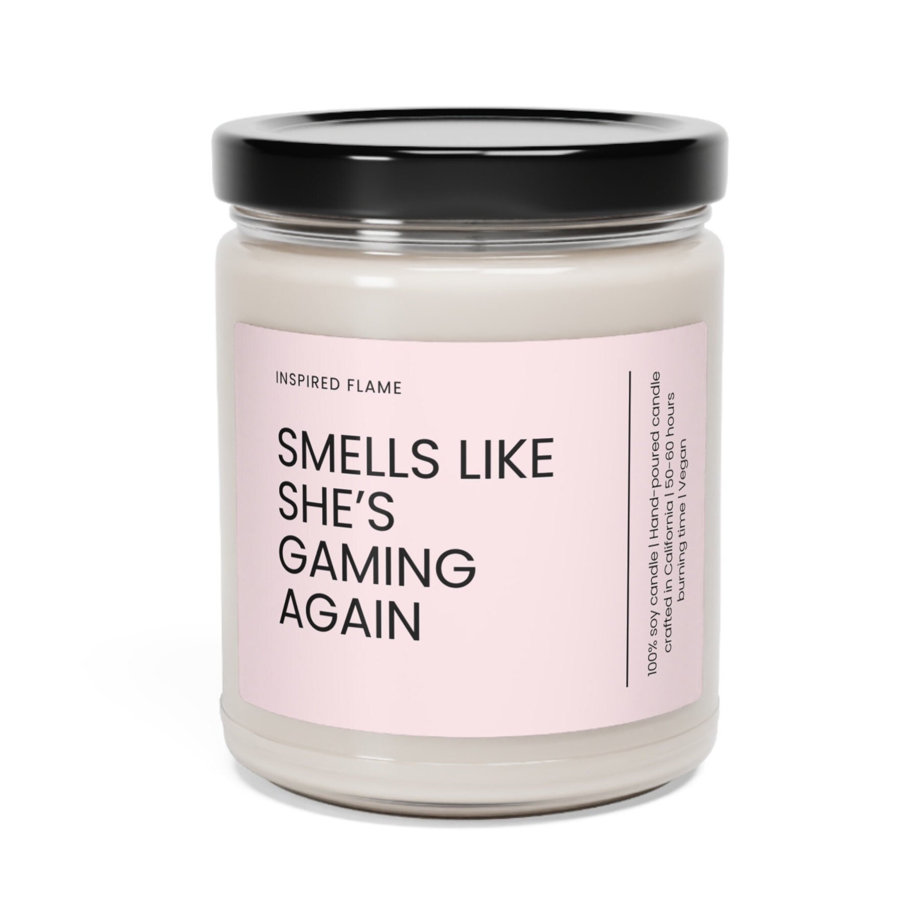 Smells Like She's Gaming Again Candle, Gamer Girl Gift, Gamer Candle ...