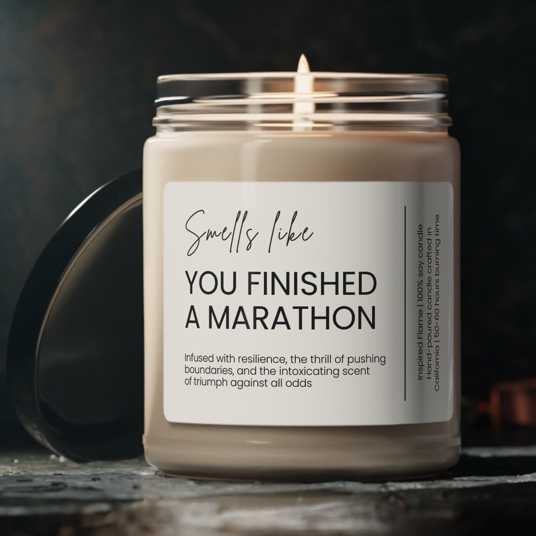 Smells Like You Finished a Marathon Candle, Runner Girl/ Friend ...