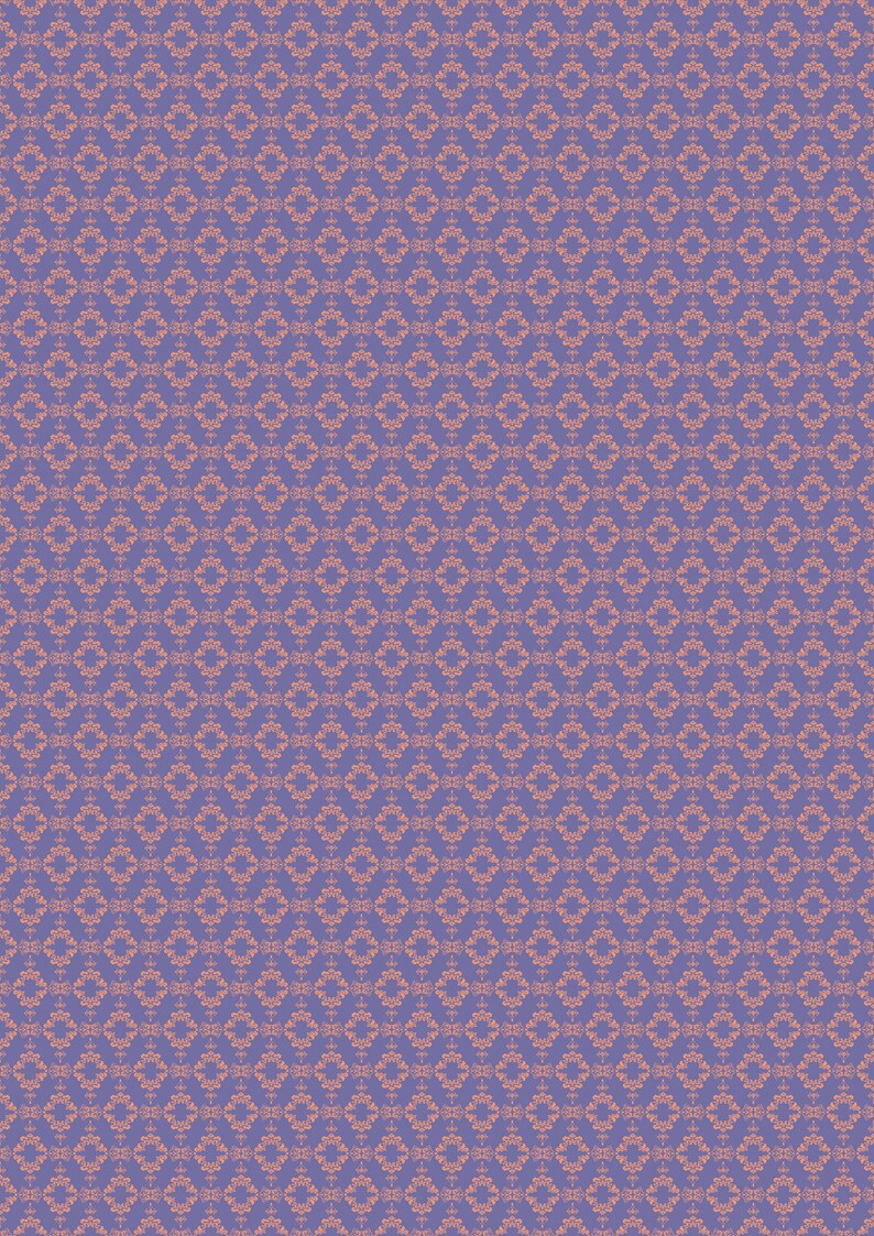 Dollhouse Miniature Printable Wallpaper -1:12th Scale DIY - Printable ...