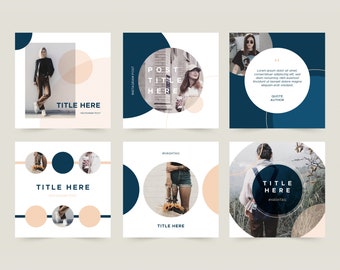 Modern Instagram Template - Etsy