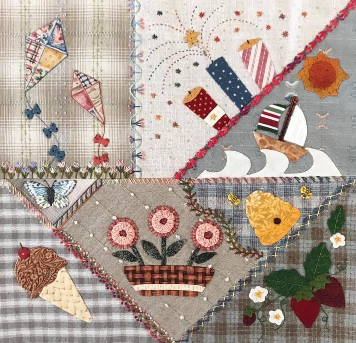 Quilt crazy Seasons - Etsy