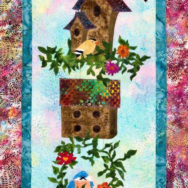 Birdhouse Quilt - Etsy
