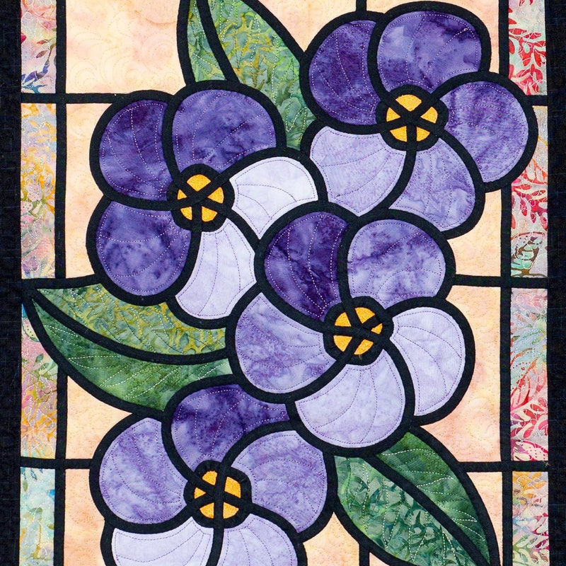 Violet Stained Glass - Etsy