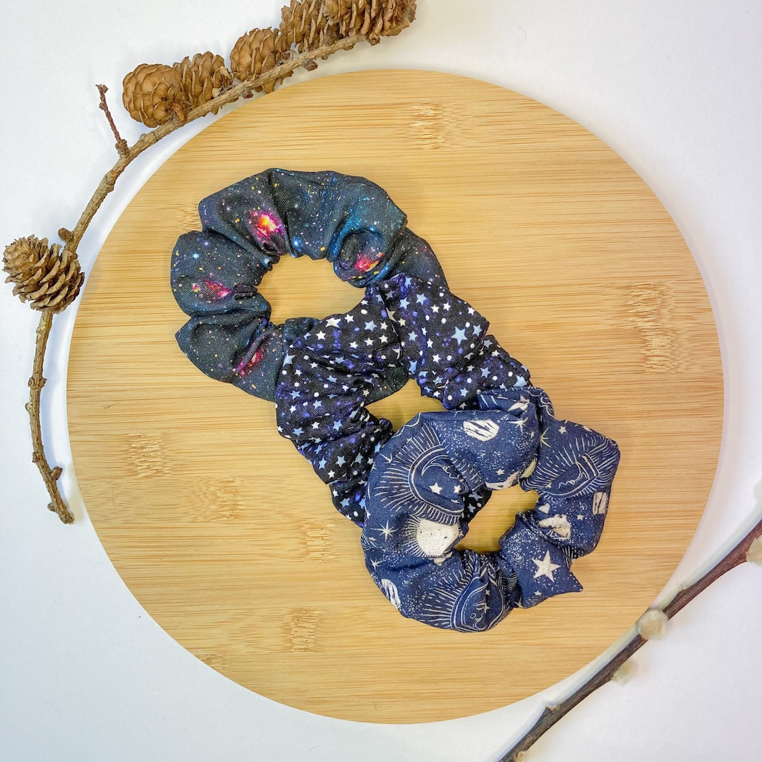 Galaxy Scrunchie Set // Space Gifts for Girls, Space Themed Hair, Girls ...