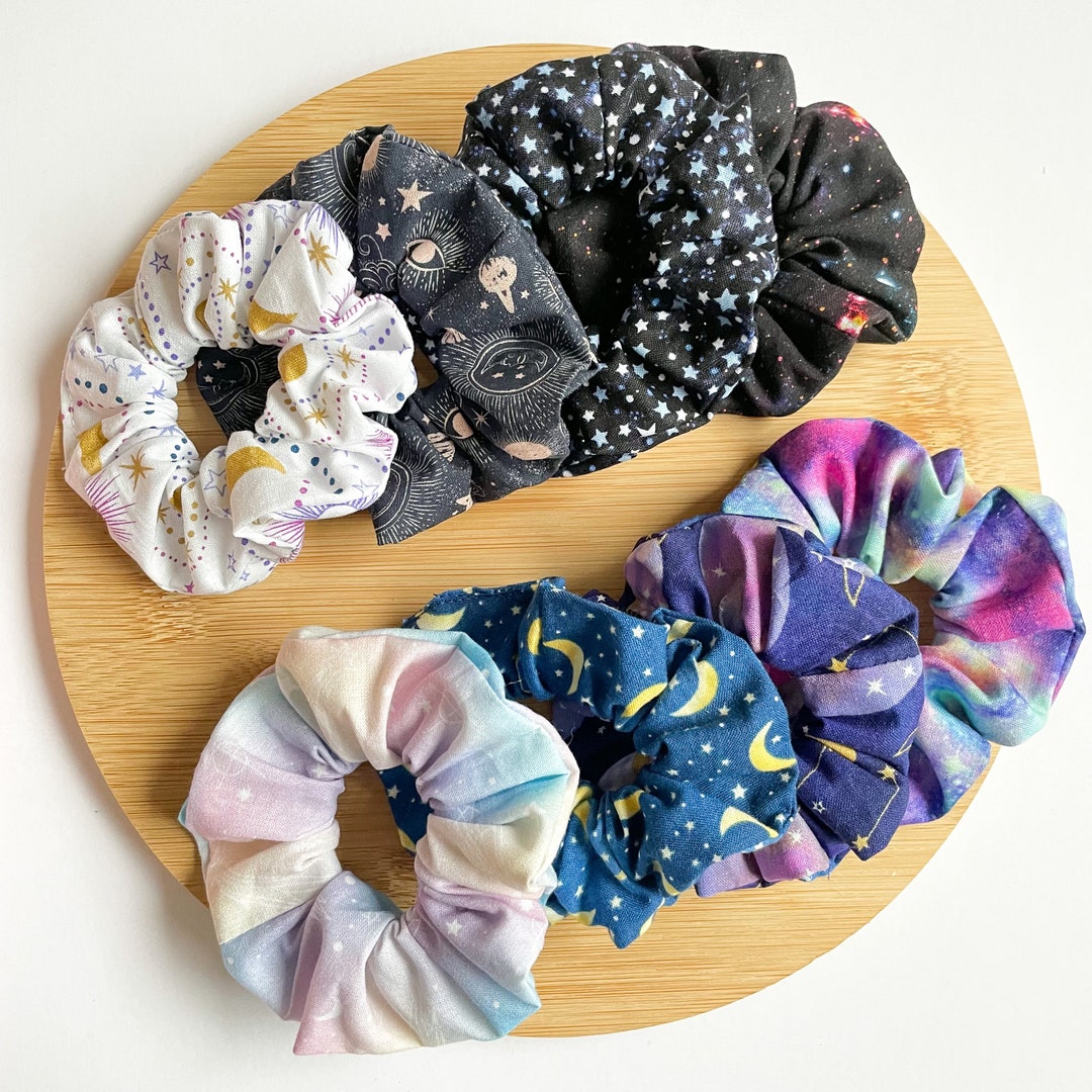 Space Scrunchies // Space Themed Accessories, Witchy Hair Accessories ...