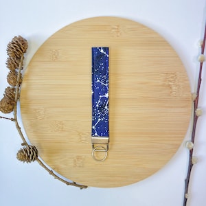 Glow in the Dark Galaxy Key Fob // Space Key Fob, Galaxy Fabric Key ...