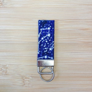 Glow in the Dark Galaxy Key Fob // Space Key Fob, Galaxy Fabric Key ...