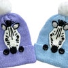 Bunny Ears Hat With Tall Ears and Braids, Rabbit Hat With Tall Ears ...