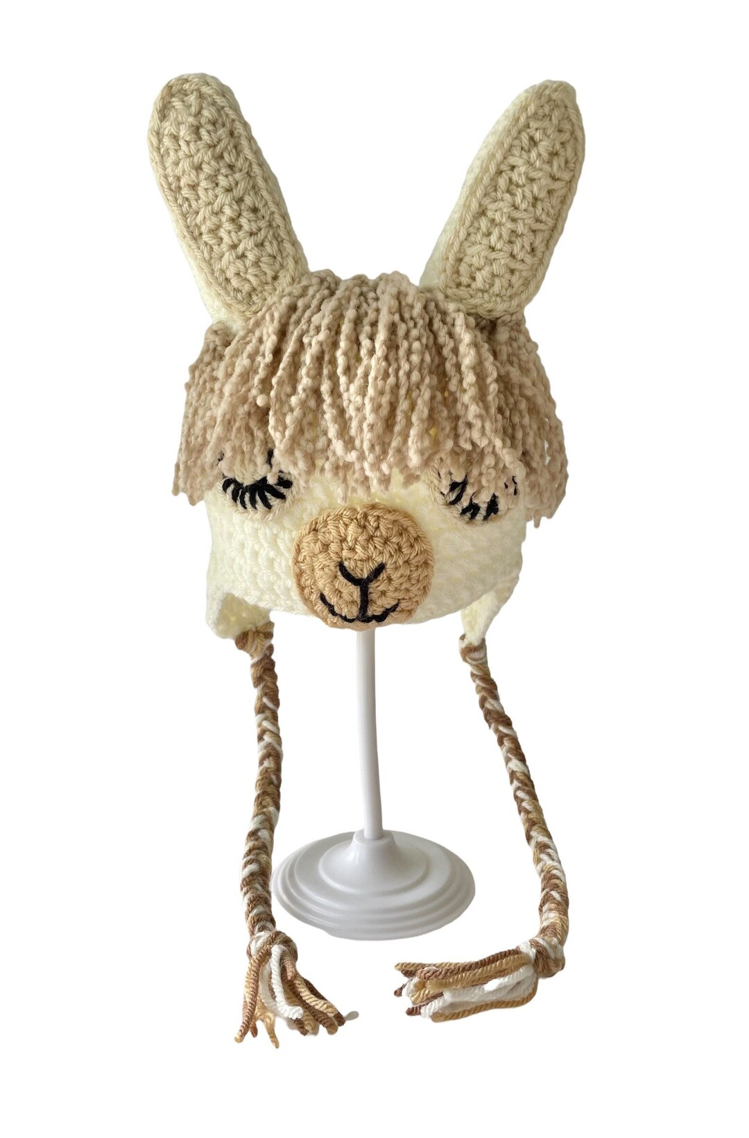 Llama Hat, Llama Hat With Earflaps, Llama Beanie, Llama Hat for Her ...