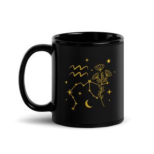Aquarius Zodiac Coffee Mug, Perfect Astrology Birthday Gift ...