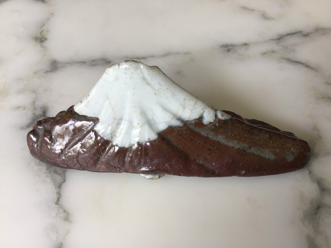 A Rare and Interesting Meiji Japanese Stoneware Mount Fuji Scholar’s ...
