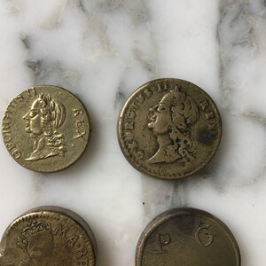 A Small Collection of Rare Early British Brass Coin Weights. - Etsy