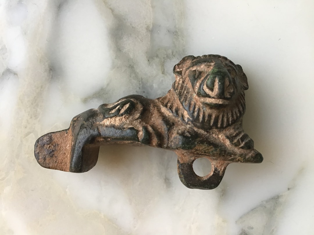 Wonderful Roman Bronze Lion Amulet Clasp. - Etsy