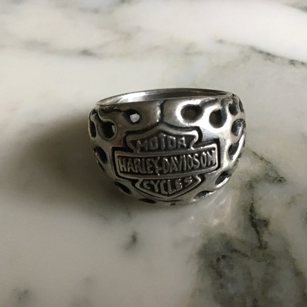 Vintage Biker Ring - Etsy