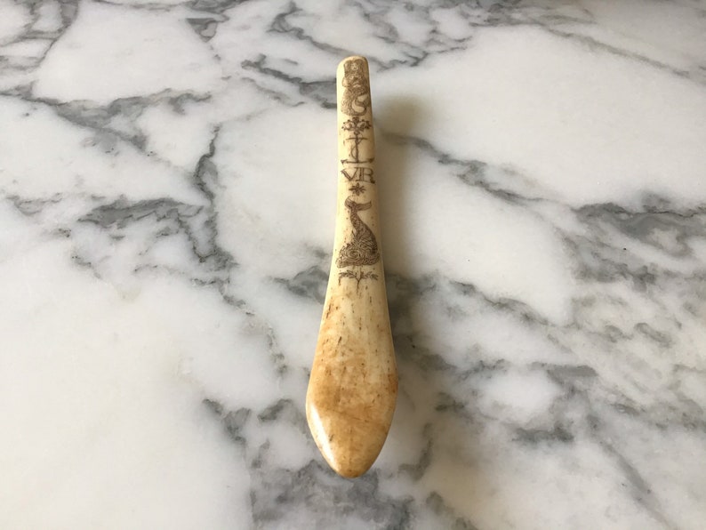 A Very Rare Mid 19th Century Scrimshawed Lamb Bone Sailors - Etsy