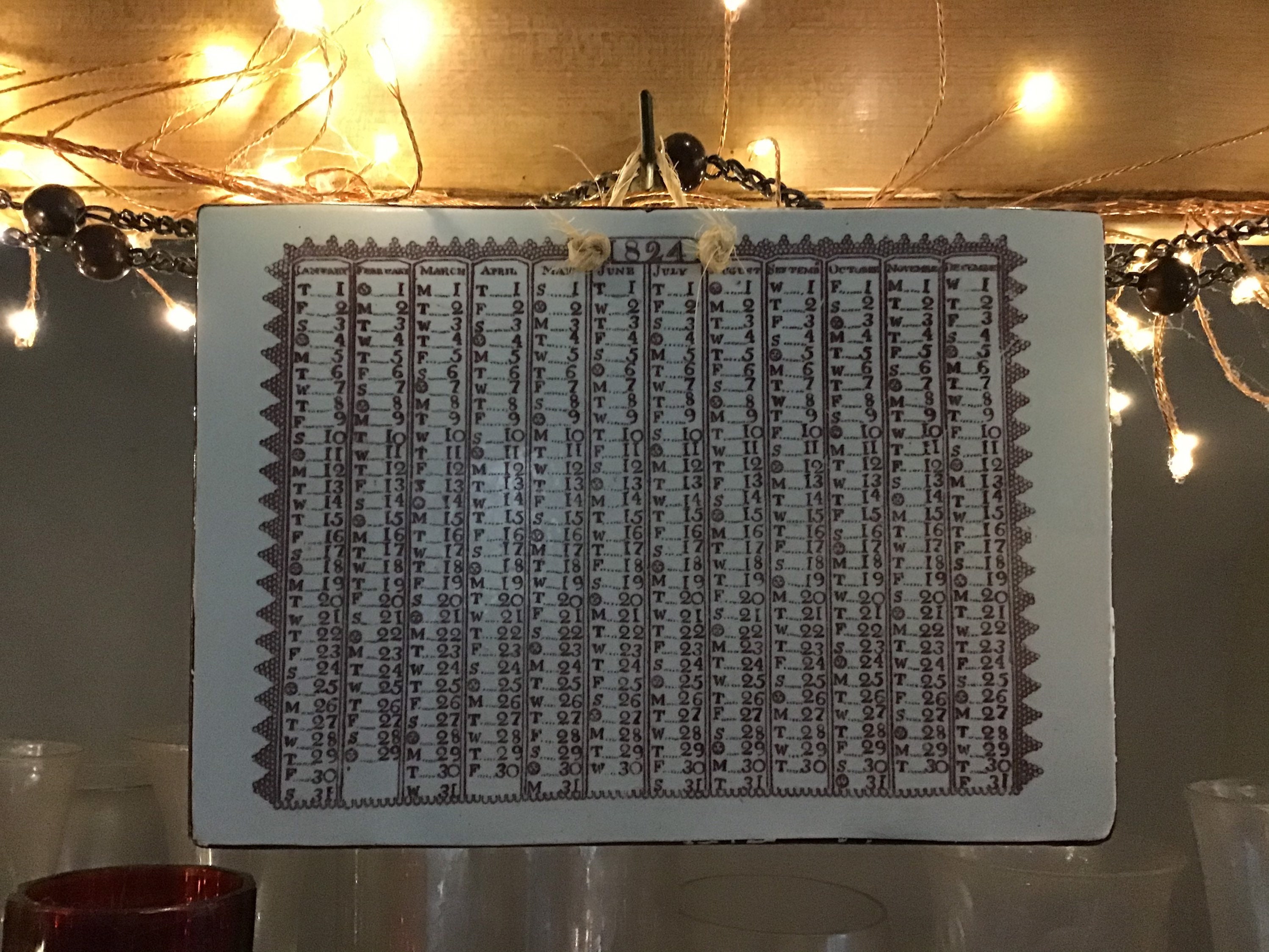 A Rare Early 19th Century Swansea Cambrian Pottery Calendar | Etsy