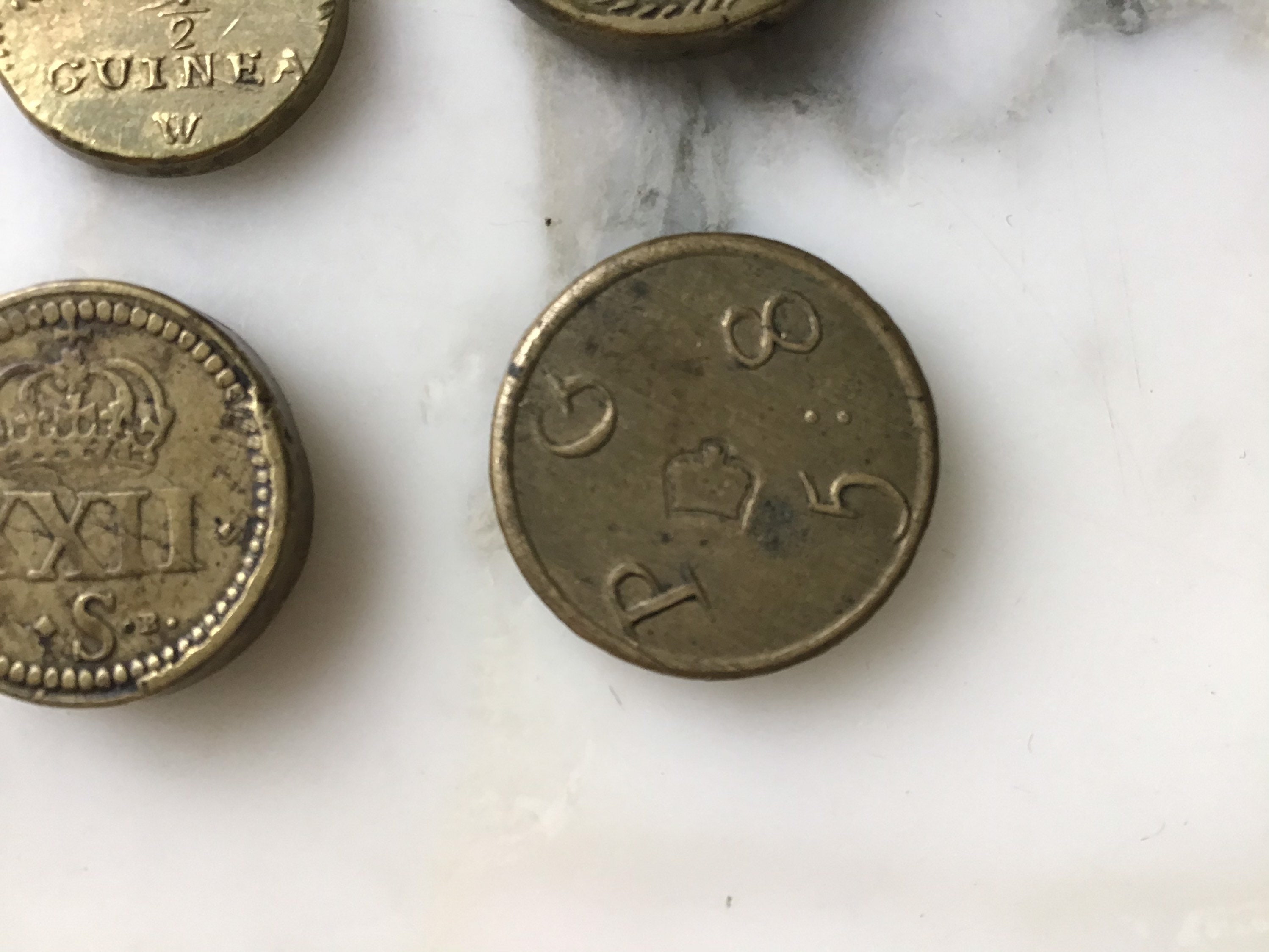 A Small Collection of Rare Early British Brass Coin Weights. - Etsy