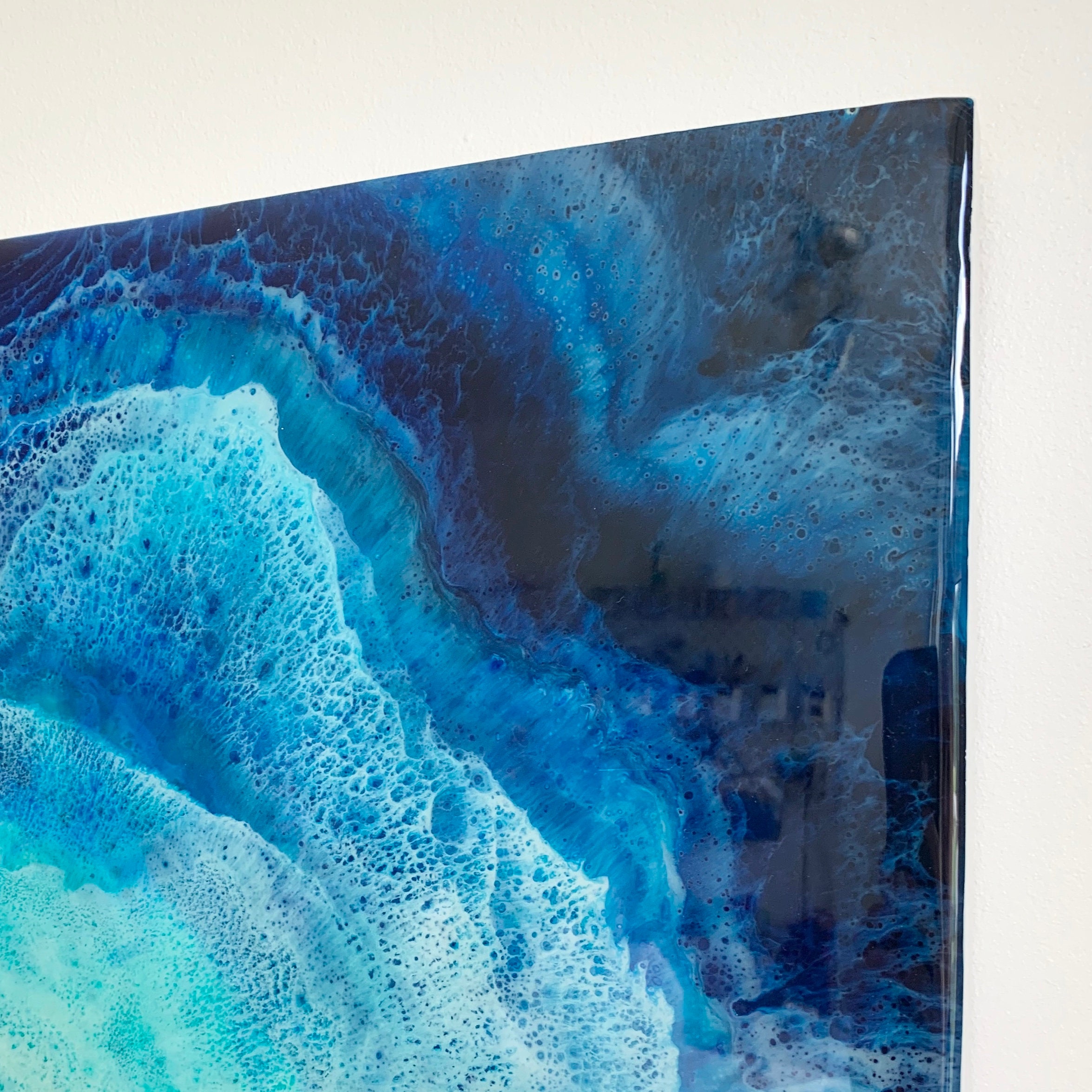 Deep Blue II Resin Art - Etsy