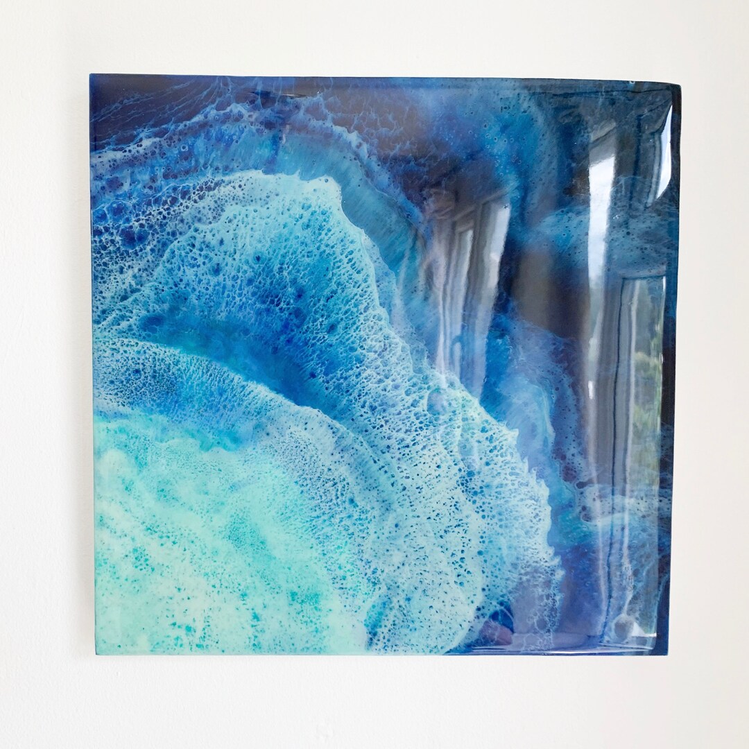 Deep Blue II Resin Art - Etsy