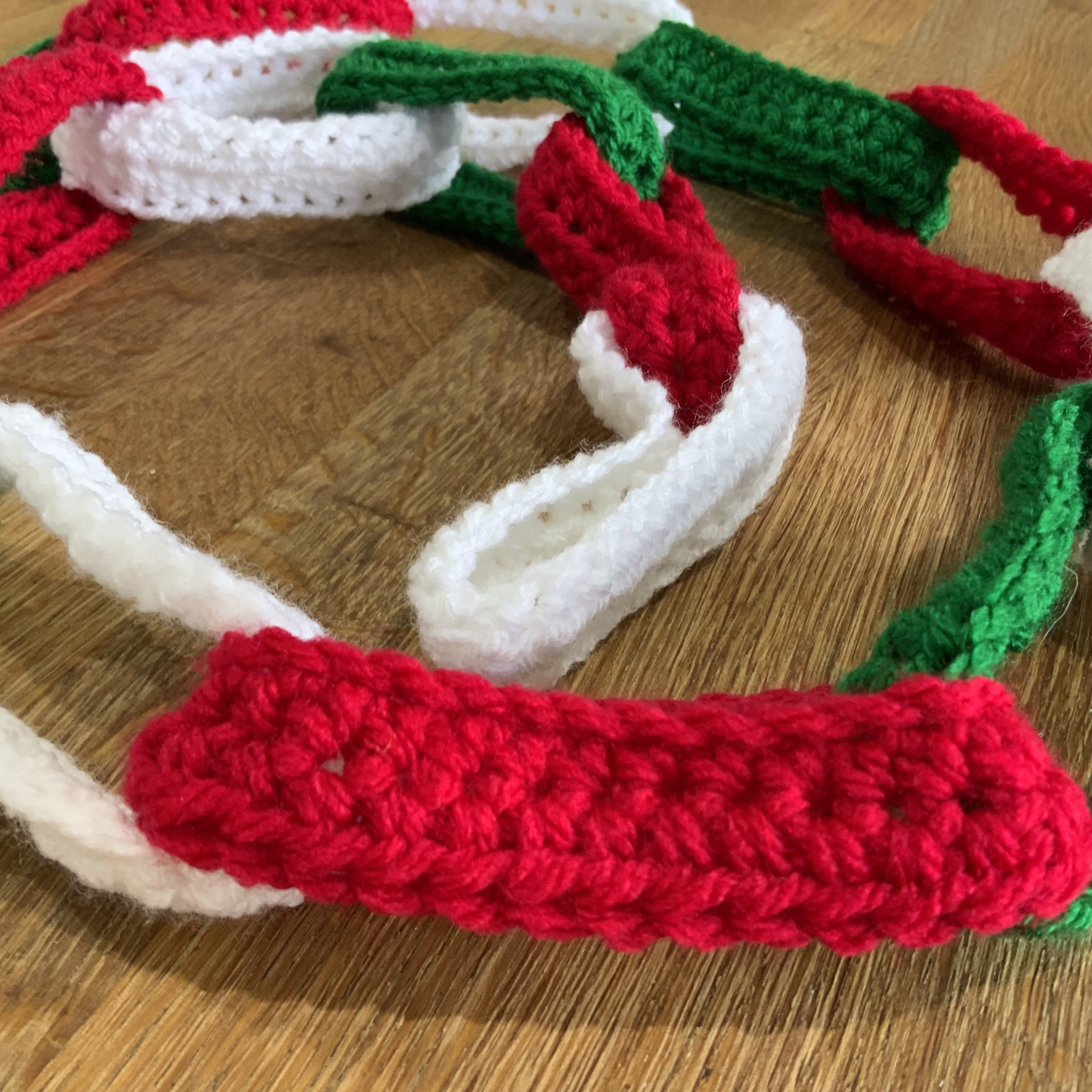 Christmas Un Paper Chain Garland Christmas Decoration - Etsy