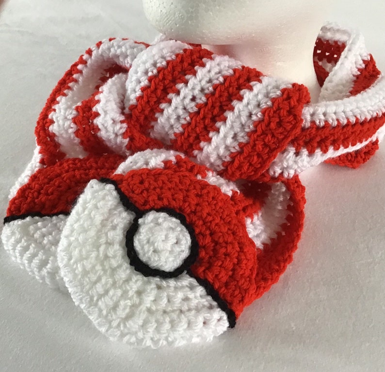 Children's Pokemon Inspired Scarf - Kids Scarf - Children's Winter ...