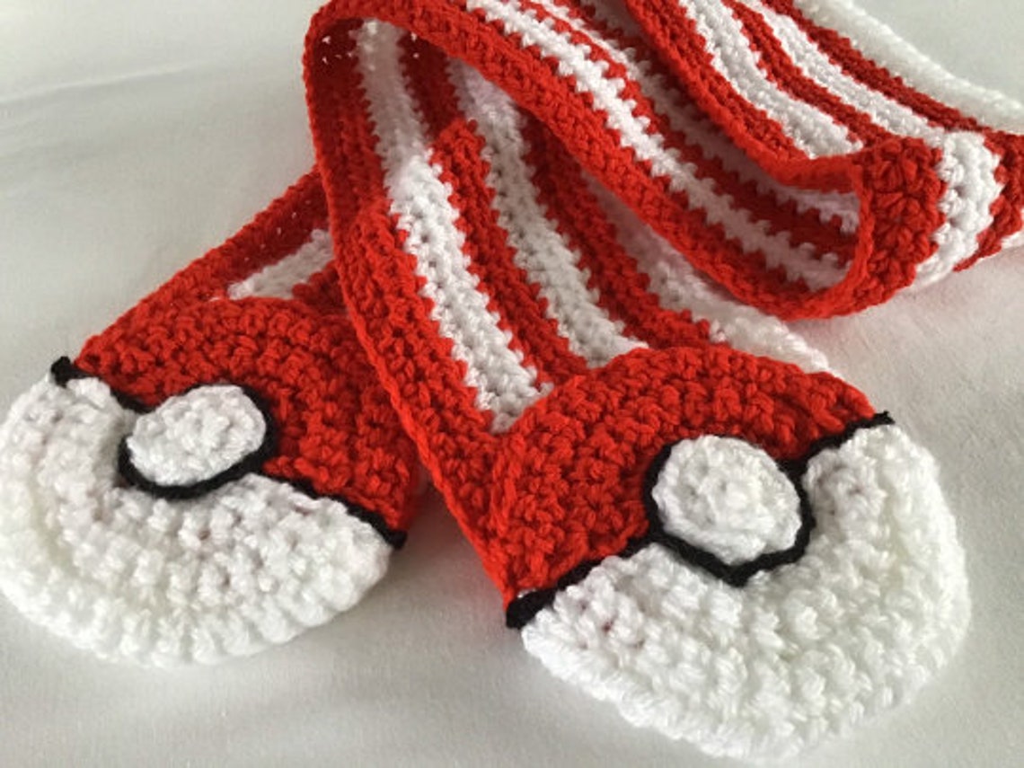 Children's Pokemon Inspired Scarf Kids Scarf - Etsy