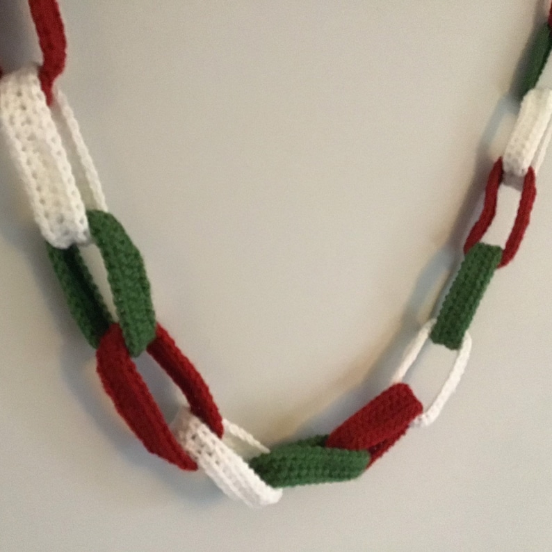 Christmas un paper chain garland Christmas decoration | Etsy