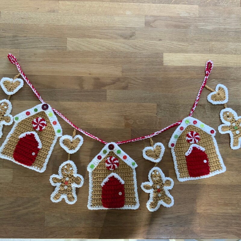 Gingerbread Garland - Etsy
