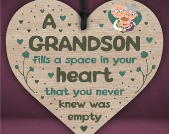 Grandson Plaque | Etsy