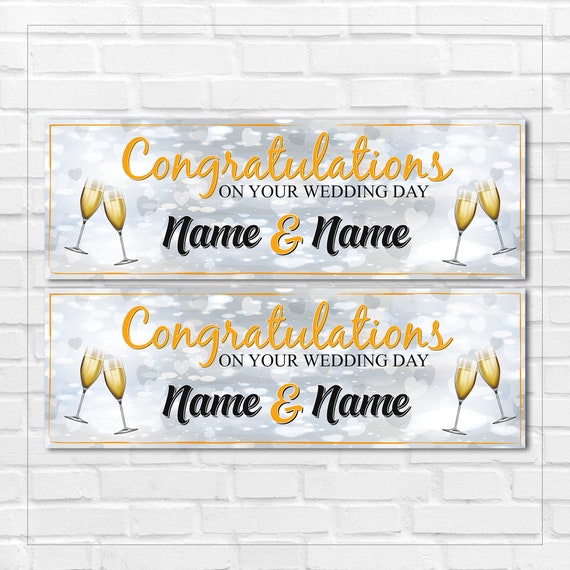 Congratulations Wedding Banner
