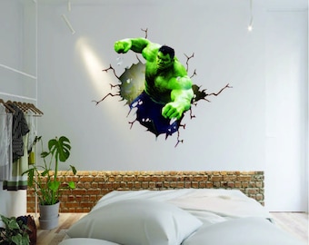 Hulk Breaking Through Wall