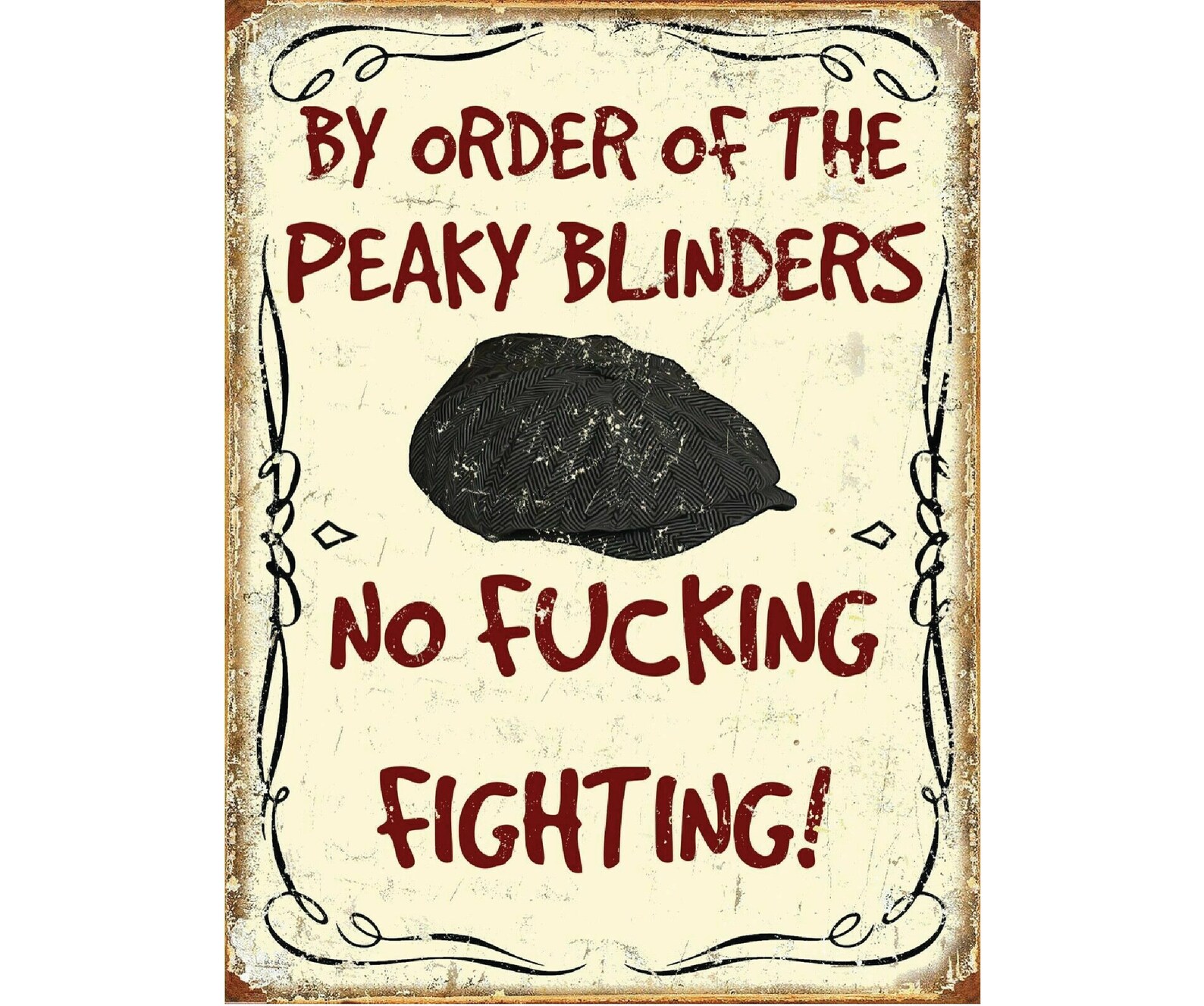 Order of the Peaky Blinders Retro Vintage Style Metal Sign Man | Etsy UK