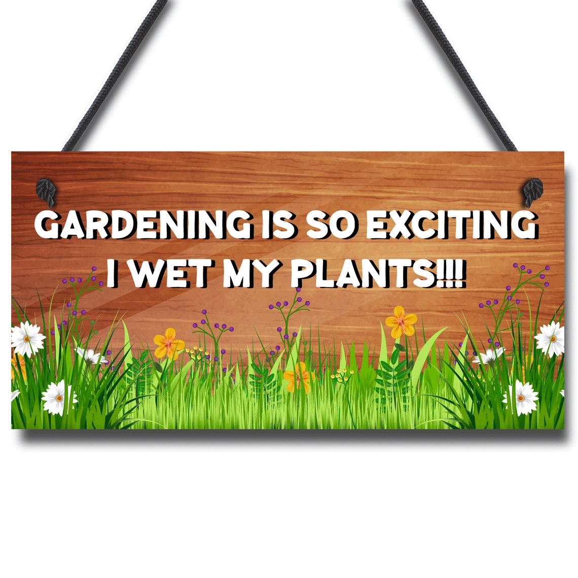 Gardening So Exciting Funny Novelty Garden Shed Sign Plaque | Etsy