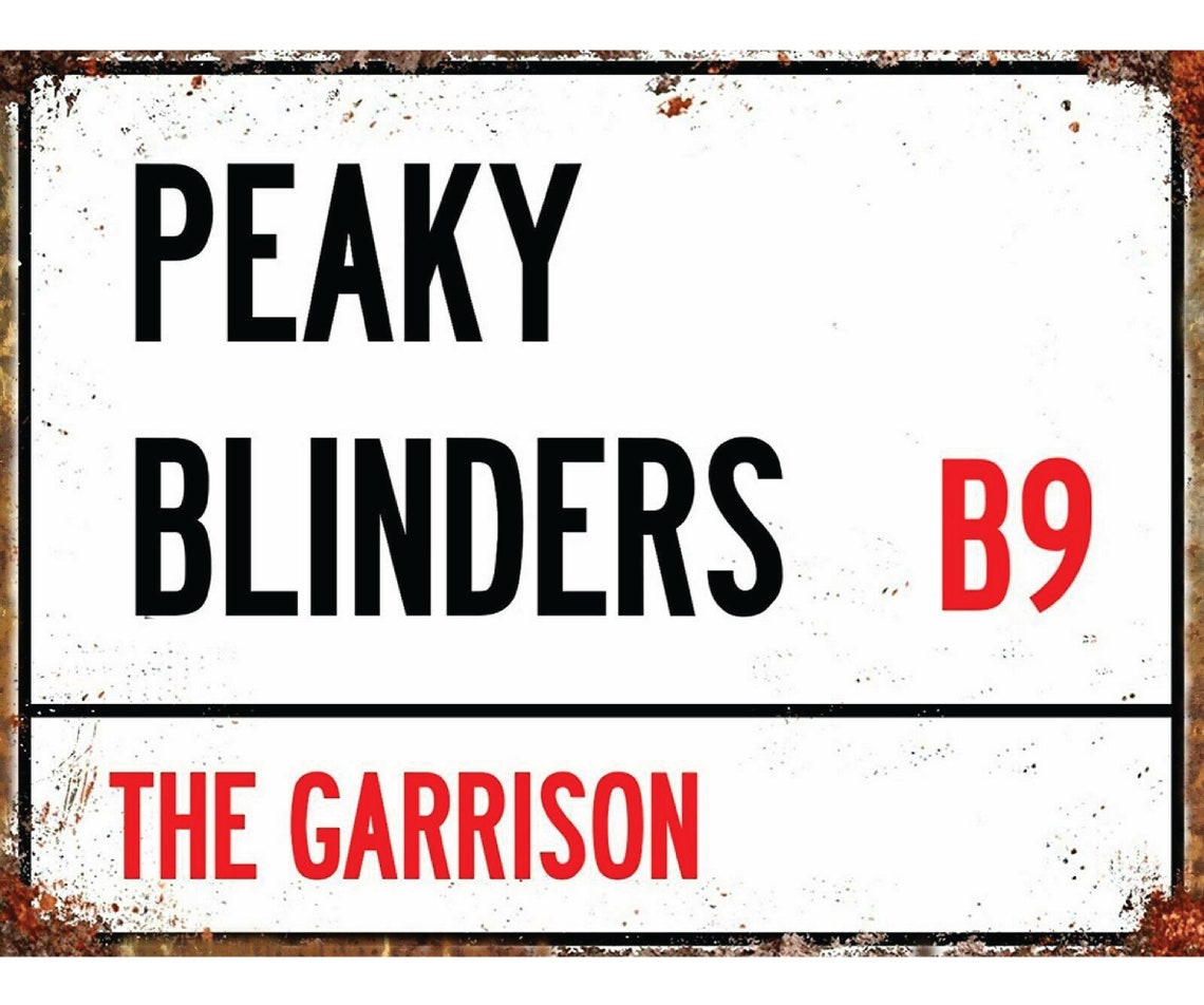 Peaky Blinders the Garrison Retro Vintage Style Metal Sign Man | Etsy UK