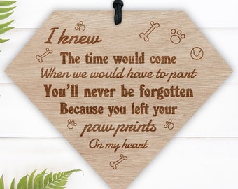 Dog Tribute Plaque - Etsy