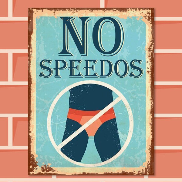 Swimming Pool Signs - Etsy UK