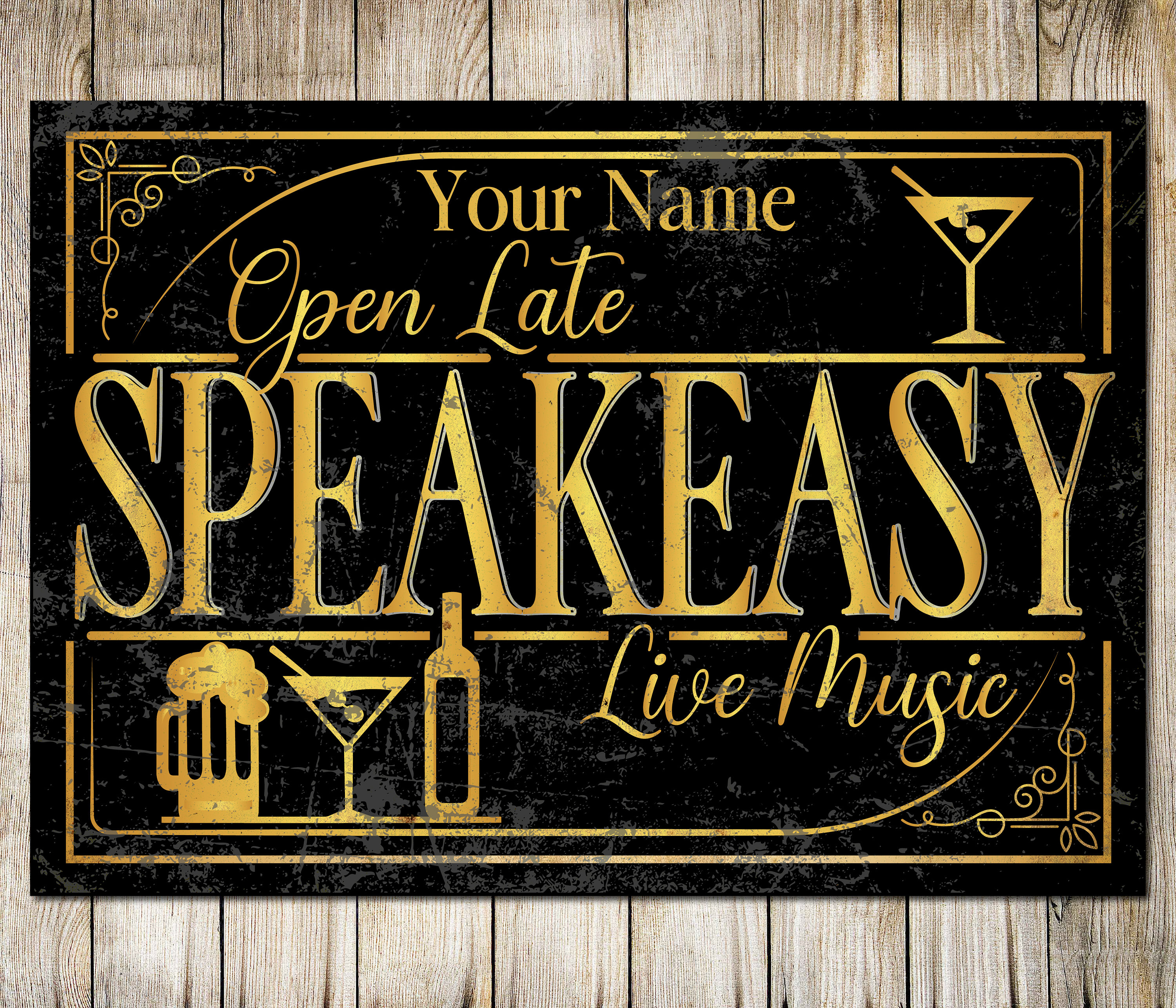 Speakeasy Signs 1920s