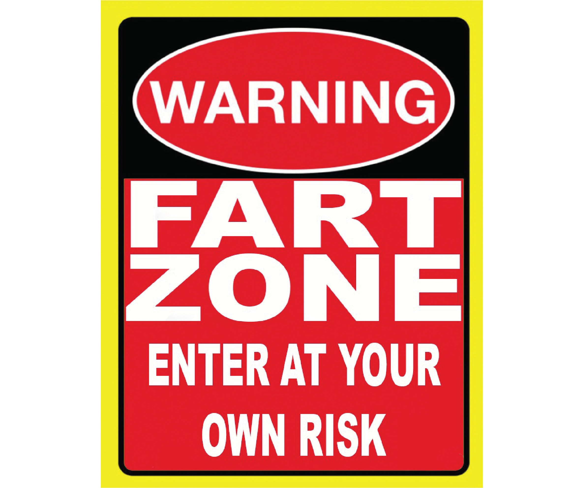WARNING FART ZONE Retro Metal Sign Man Cave Bar Pub Plaque | Etsy