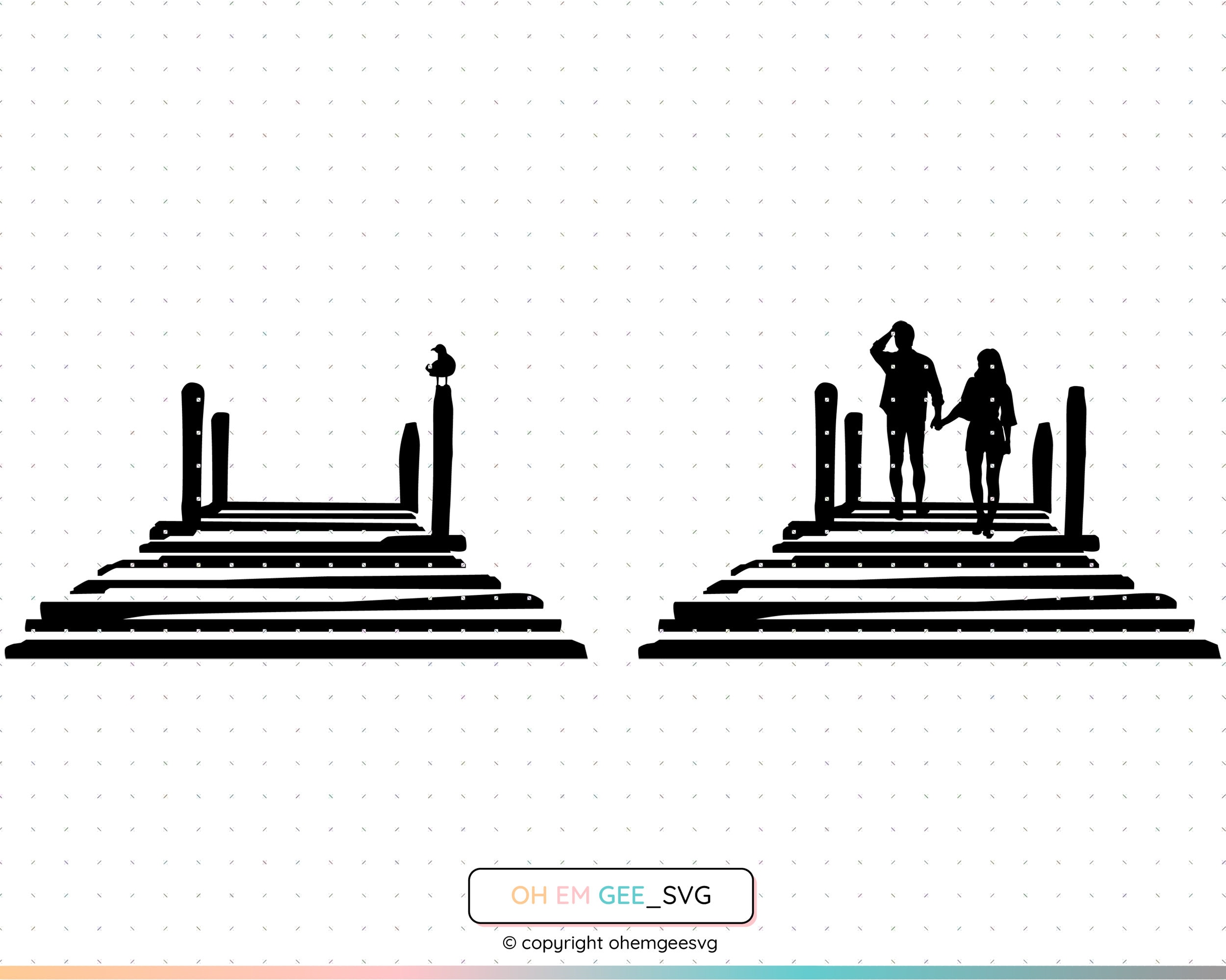 Wooden Quay Svg Wharf Png Dock Clipart Wooden Dock Dxf - Etsy Finland