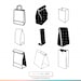 Paper Bag SVG Bundle, Paper Bag Svg, Paper Bag Png, Shopping Clipart ...