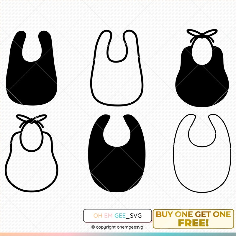 Baby Bib Svg - Etsy