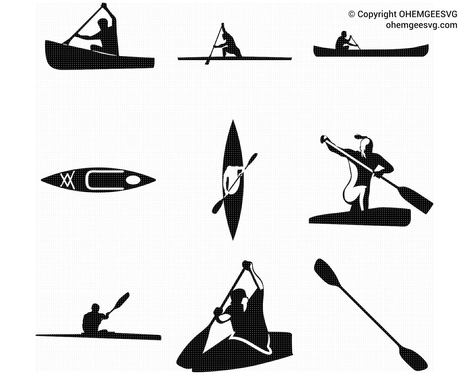 Canoe SVG Bundle Canoe SVG Canoeing SVG Kayak Svg Kayaking | Etsy