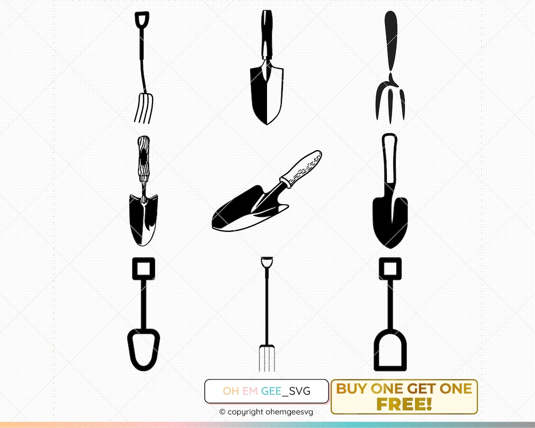 Garden Tools SVG Bundle, Garden Tools Svg, Gardening Clipart, Gardening ...