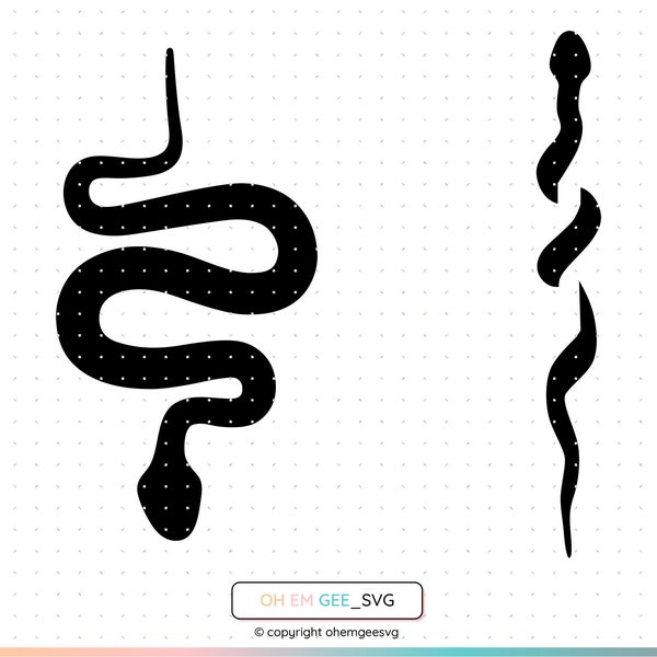 Snake Silhouette - Etsy