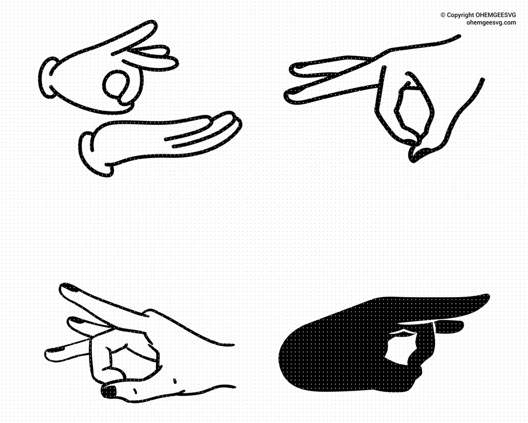 Finger Flicking Svg, Flicking Png, Finger Clipart, Hand Sign Dxf ...